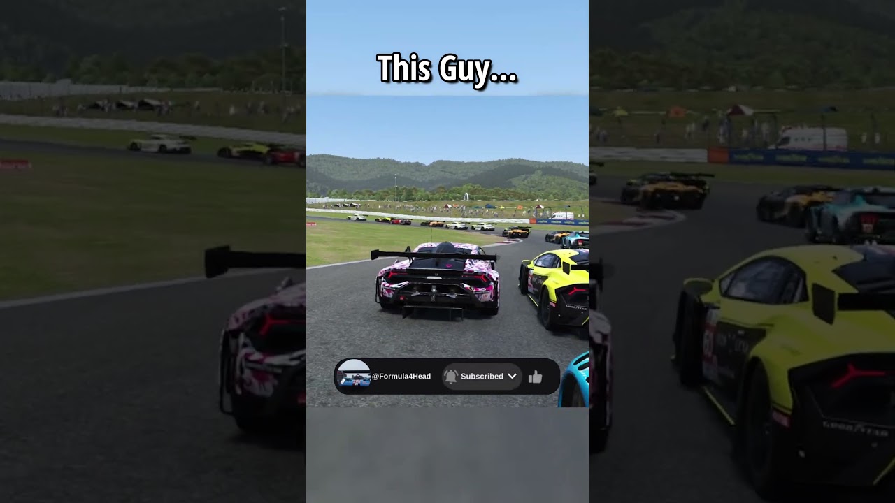 This Guy... #racing #simracing #lemansultimate #lmu #simulator #lamborghini