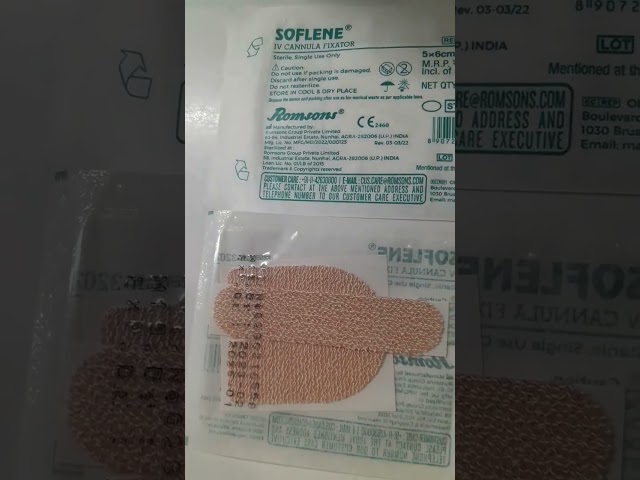 Cannula Fixator - Romsons Soflene Iv Cannula Fixator Manufacturer from ...