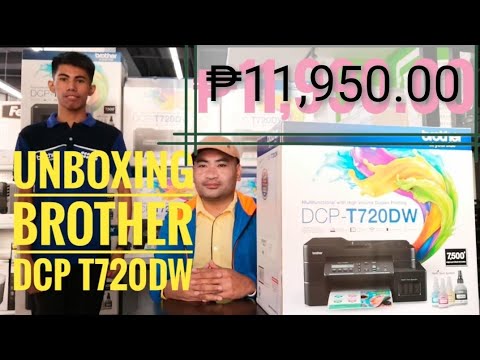 UNBOXING BROTHER DCP T720DW (the most affordable multifunction with Duplex printing)