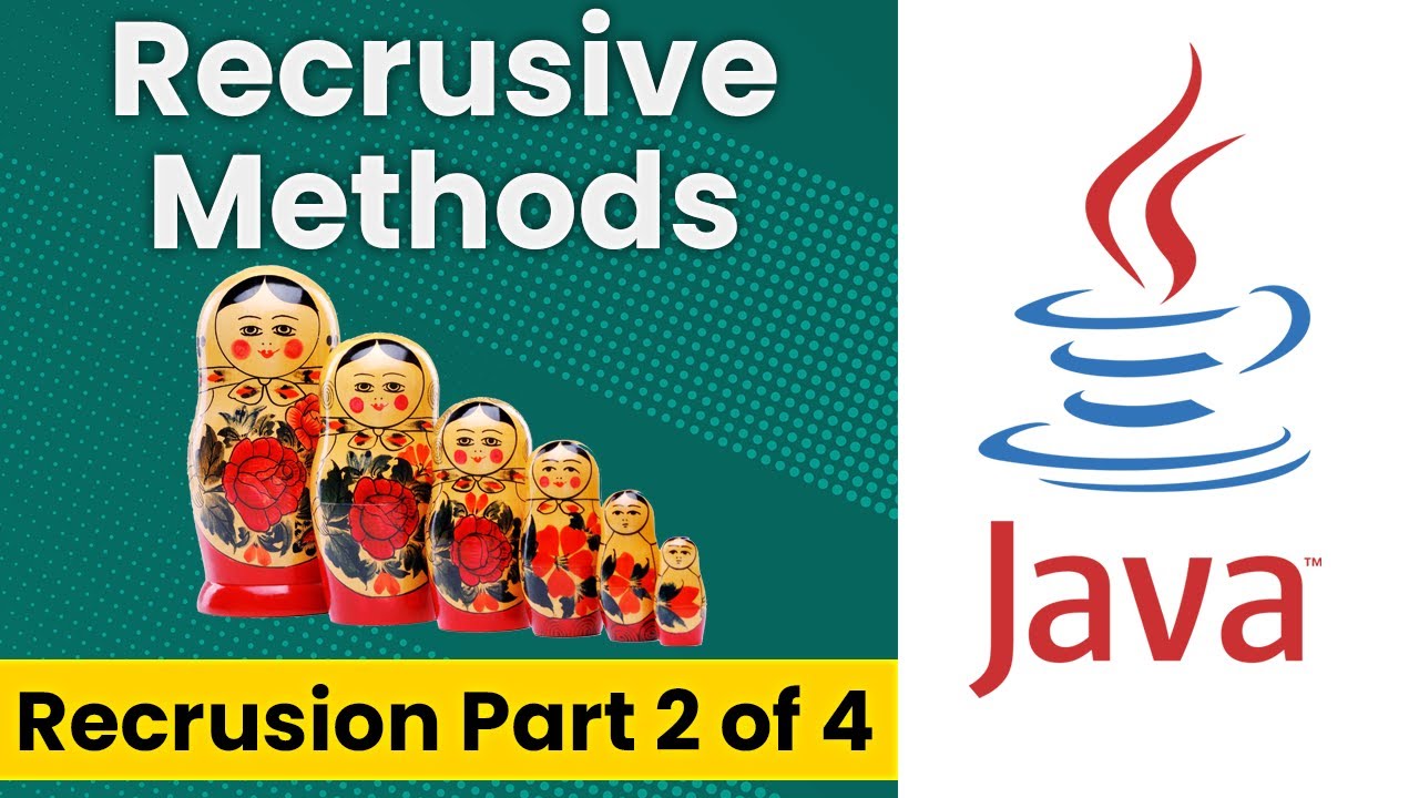 Calculating Factorials Recursively in Java (Recursion Tutorial Part 2)