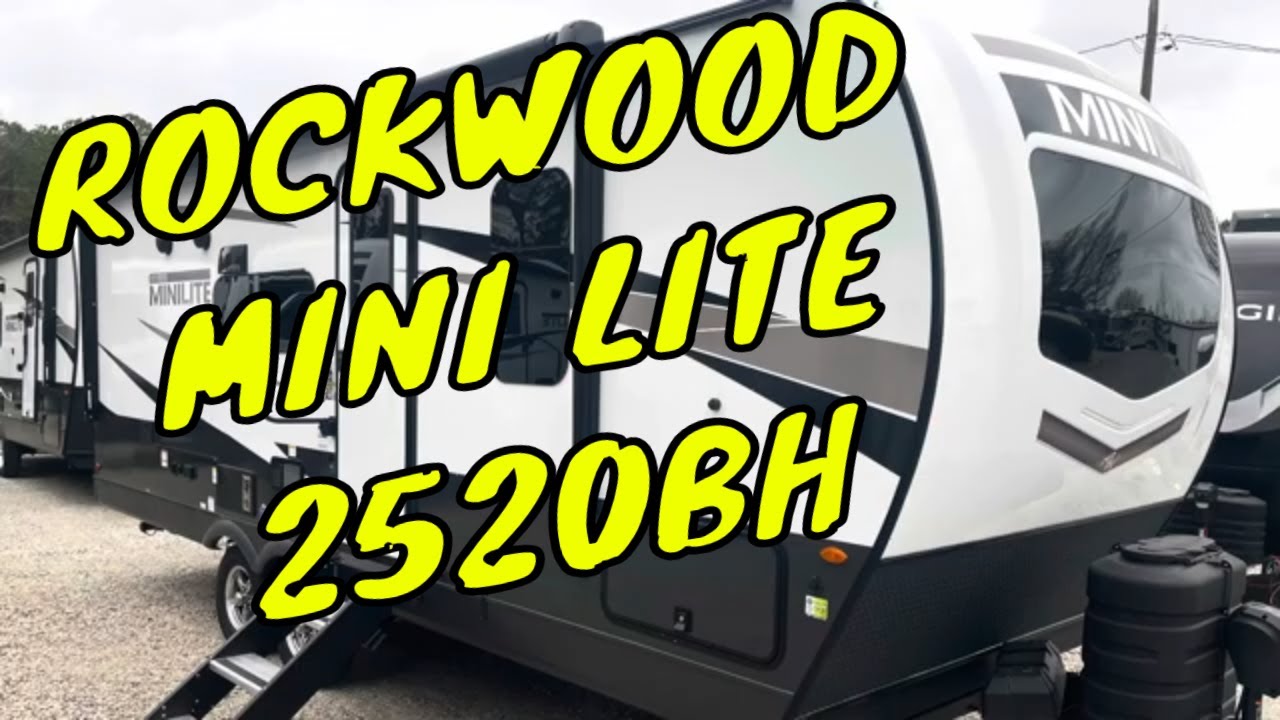 NEW 2025 ROCKWOOD MINI LITE 2520BH TRAVEL TRAILER Dodd RV BUNK BEDS SINGLE SLIDE SOLAR WALKTHROUGH