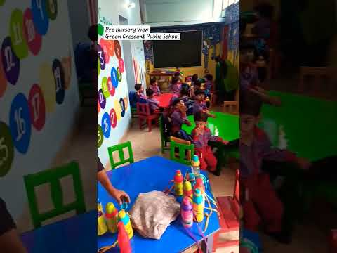 Pre Nursery View | Play Group teaching pattern | Kindergarten #wallart #kg #playgroup