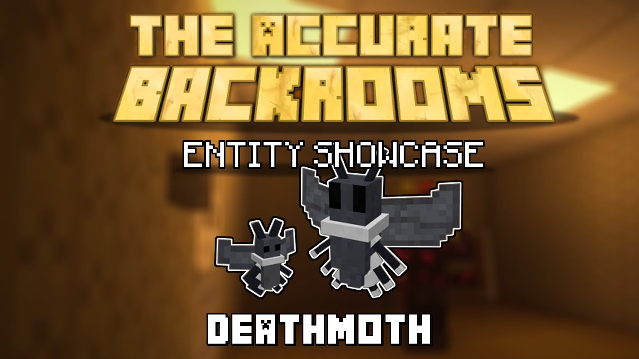 Deathmoth Entity Showcase || The Accurate Backrooms Minecraft Mod