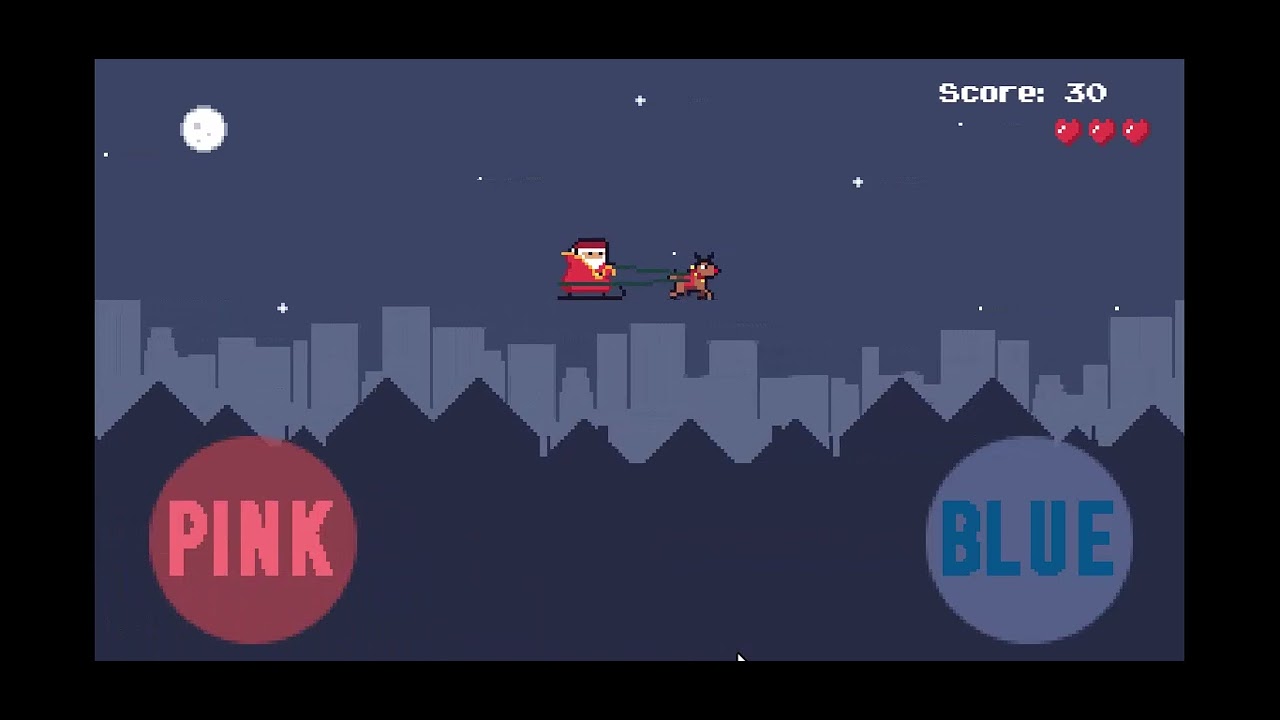 Santa's Gift Drop - Template for Construct 3