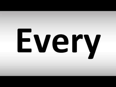 How to Pronounce Every
