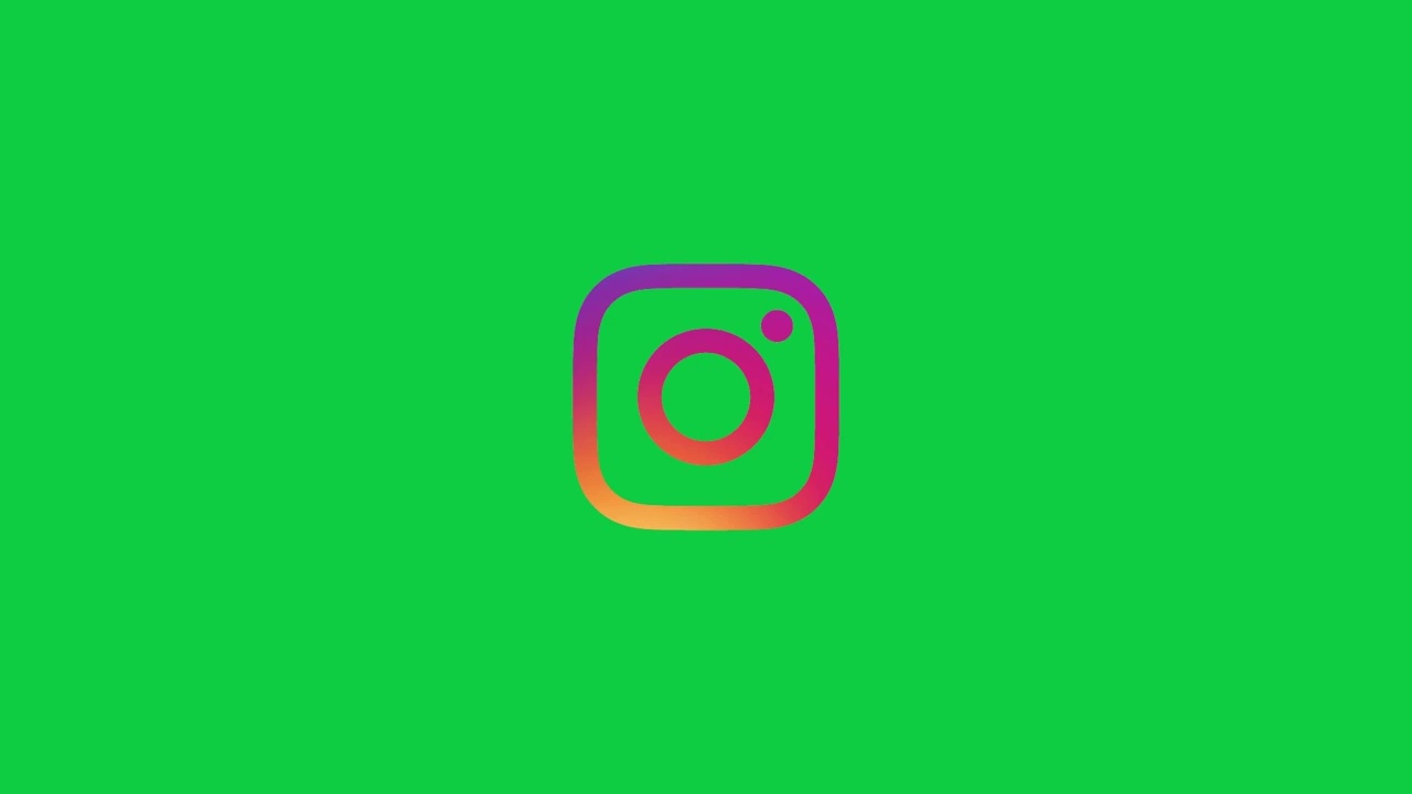 Instagram Logo Green Screen - Download Instagram Logo