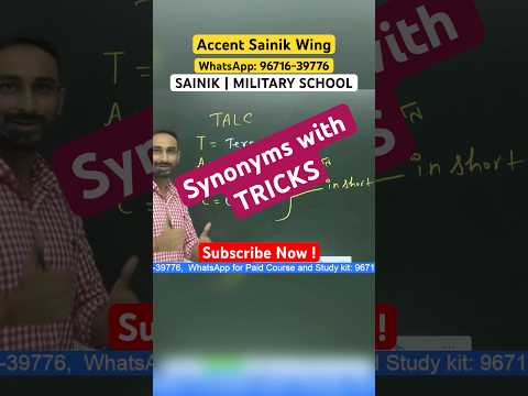 Synonyms for Sainik School | Military School #shorts #ytshorts #synonyms