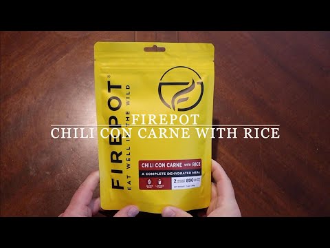MRE Review | Firepot Foods | Chili Con Carne With Rice