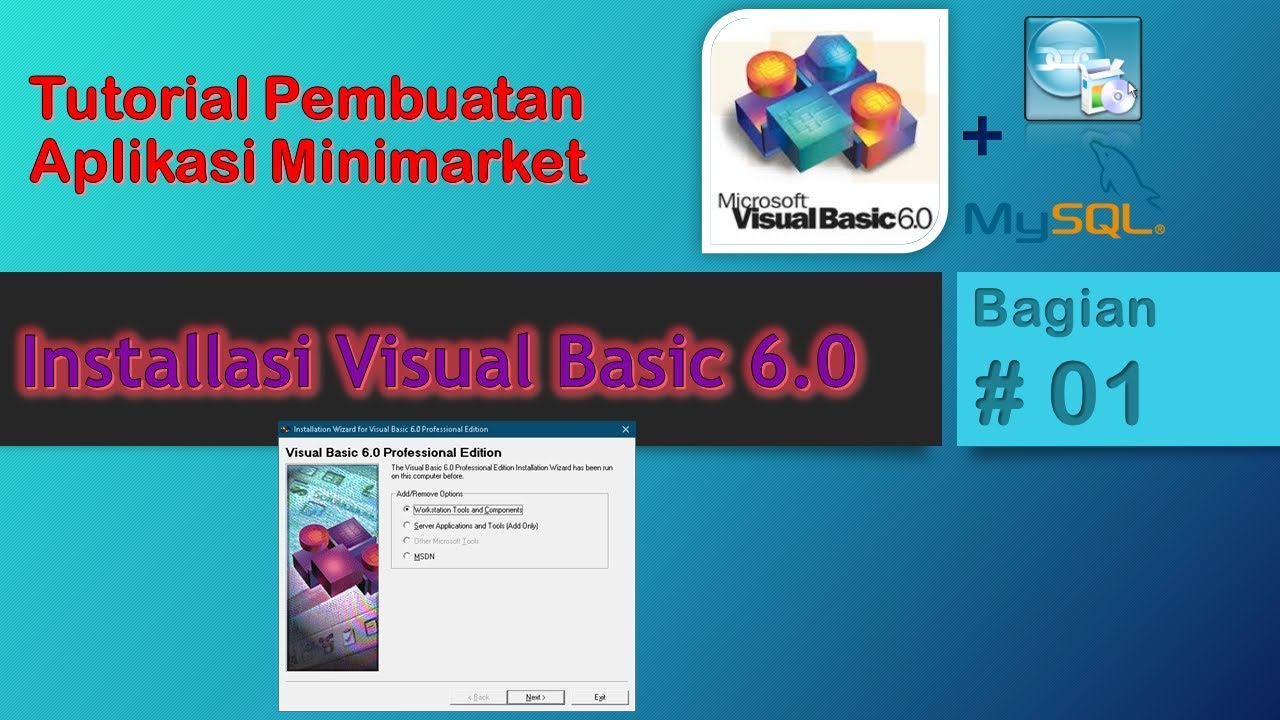 Tahap 01 Installasi Visual Basic