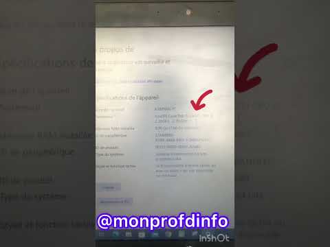 Identifie facilement la génération du processeur de ton PC. #informatique #monprofdinfo