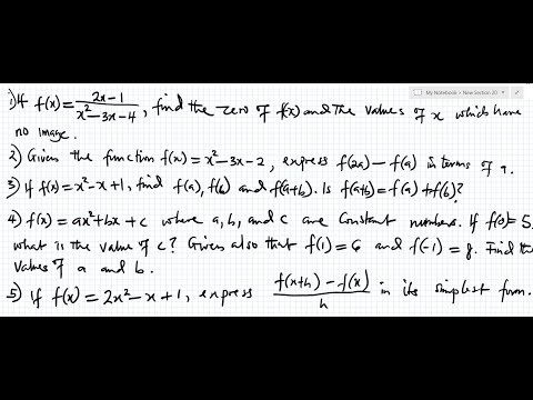 Learn how to find the zeros and no image of a function