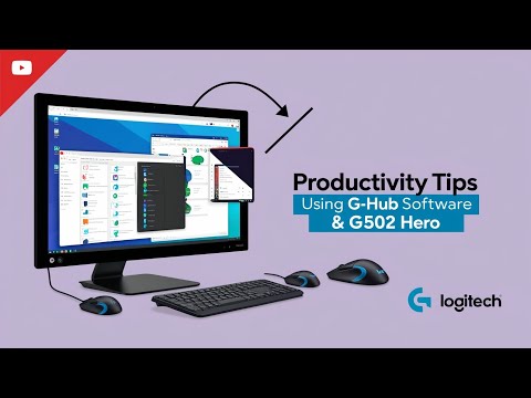 Increase Productivity By Configuring Virtual Desktop in G Hub Software & G502 Hero Mouse