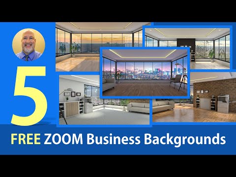 Five Free Zoom Business Backgrounds