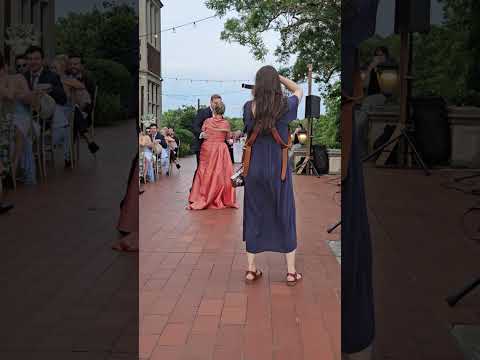 Jimmy and Kendall wedding day walk-out