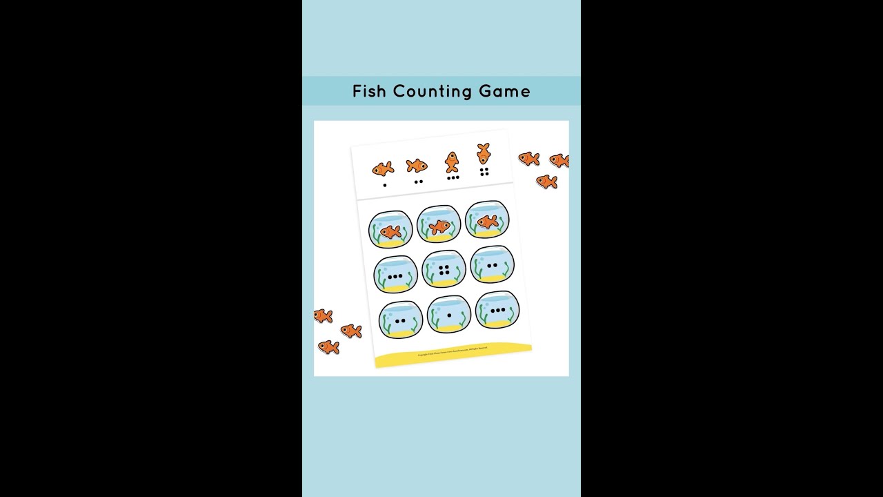 Fish Counting Codes Printable #chanafavors