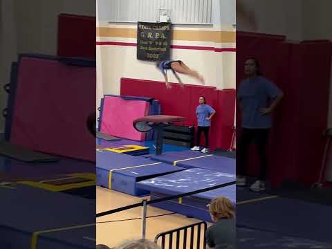 Carrollton high school meet - vault - 9.800 #BremenGymDevils #BremenHighSchool