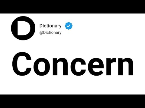 Concern Meaning In English