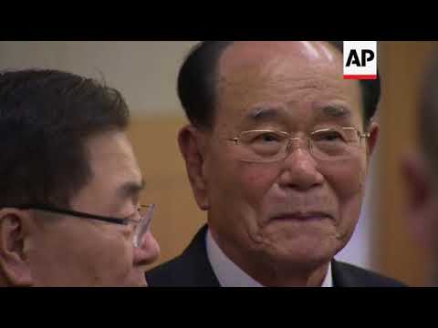 NKorea's Kim Yong Nam meets leaders ahead of Winter Olympics