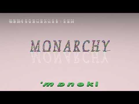 monarchy - pronunciation + Examples in sentences and phrases