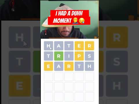 I have 2 mins to solve this WORDLE! #wordle #puzzle #wordlepuzzle