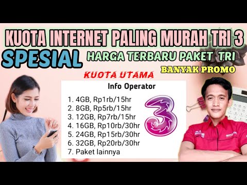 PAKET INTERNET MURAH TRI 2025 || KODE DIAL TRI TERMURAH