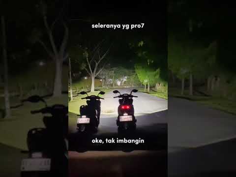 Vario Pasang Lampu Billed Super Terang (Cek Komentar) #short #modifmotor #lamputembak #aingzidan