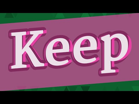 KEEP pronunciation • How to pronounce KEEP