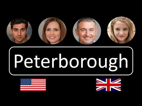 How to pronounce Peterborough