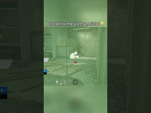 Bro fell for the Vietnam Strat💀😠#siege #r6 #gaming #shorts