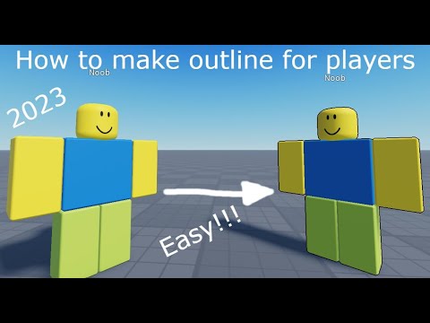 How to make outline for players EASY!! | Roblox Studio 2023