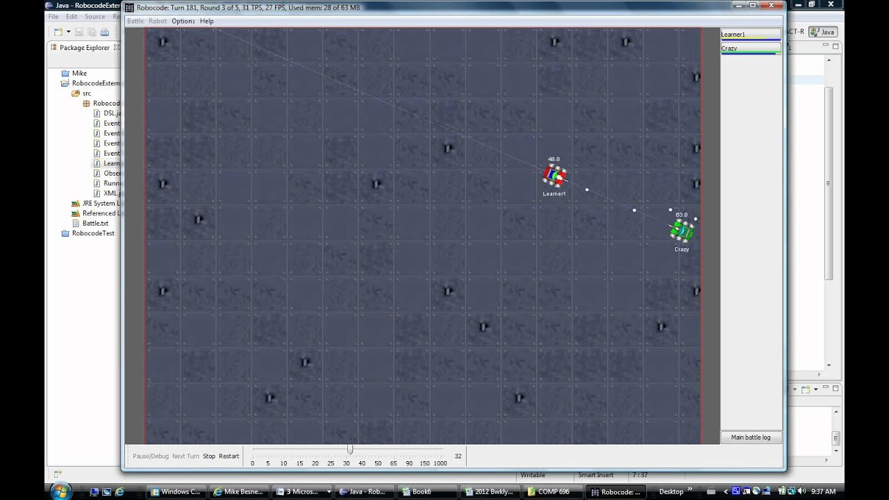 Robocode - External Robot Control