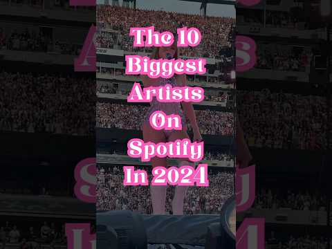 Top 10 Biggest Artist On Spotify In 2024 | #top #top10 #spotify #artist #singer