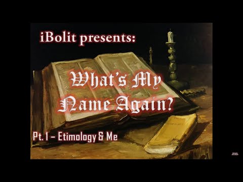 Etymology & Me (Hebrew Names)