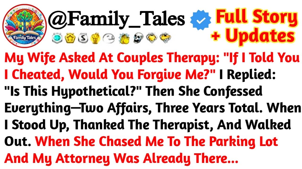 My Wife Asked At Couples Therapy: 