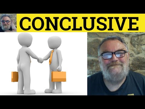 😎 Conclusive Meaning - Inconclusive Defined - Conclusively Examples - Inconclusively Definition