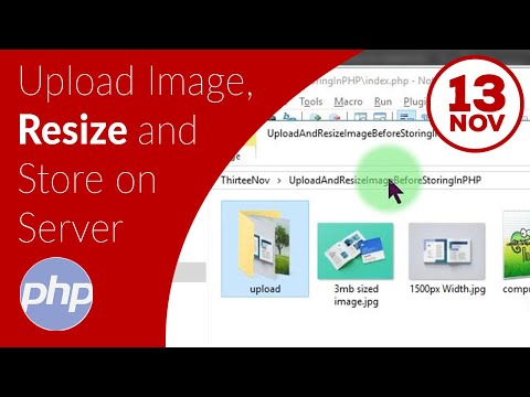 Upload and resize or compress image with PHP before storing on server