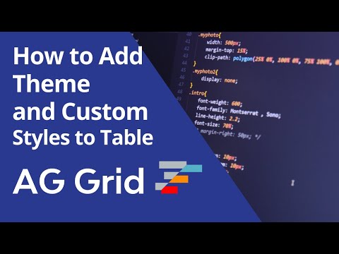 How to add dark theme and Css Styles to Ag Grid Table React