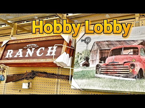 Rustic Home Decorations at Hobby Lobby - Home Decor