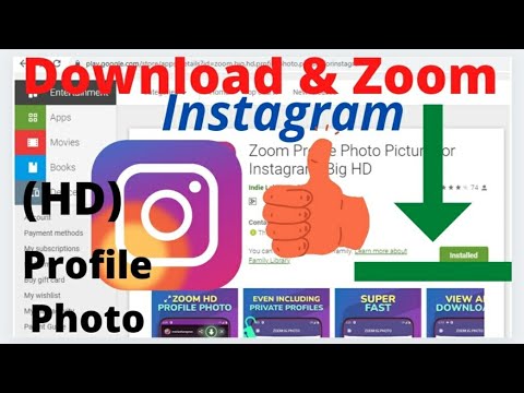 Instagram profile photo download (HD) | Zoom IG photo | Best app | App review | Insta profile photo