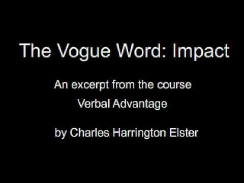 Impact Vs. Affect and Effect