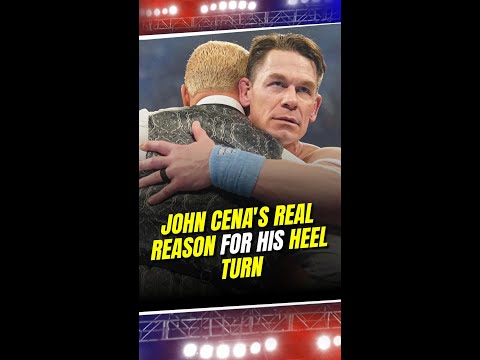 John Cena’s Heel Turn Explained! Was It Planned for WrestleMania #JohnCena #WrestleMania #shorts
