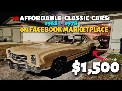 10 Classic Cars For Sale From 1951 1969 on Facebook Marketplace!