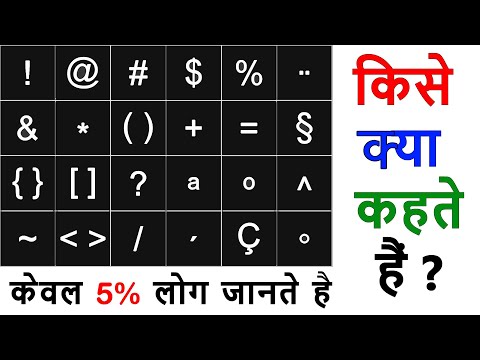 Learn Keyboard Symbol | All Keyboard Symbol Name | Keyboard में सभी ...