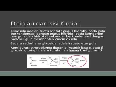 Mengenal Glikosida pada Tumbuhan