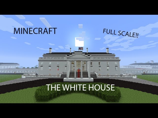 Minecraft The White House (Full Scale) Minecraft Map