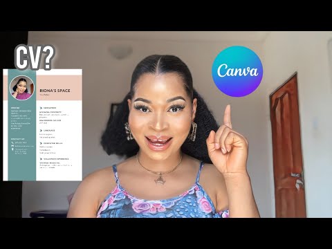 Designing with Canva: Design your own professional CV/Resumé