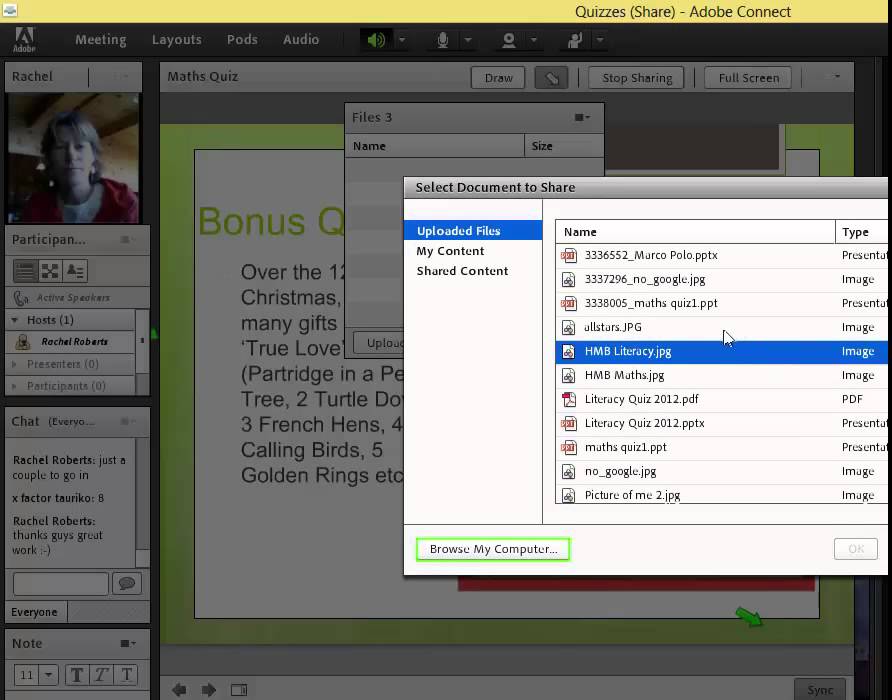 Adobe Connect - Downloading Files