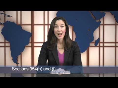 Retroactive extension of tax provisions concerning subpart F income of CFCs