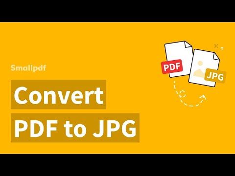 Convert PDF to JPG Online, with Smallpdf