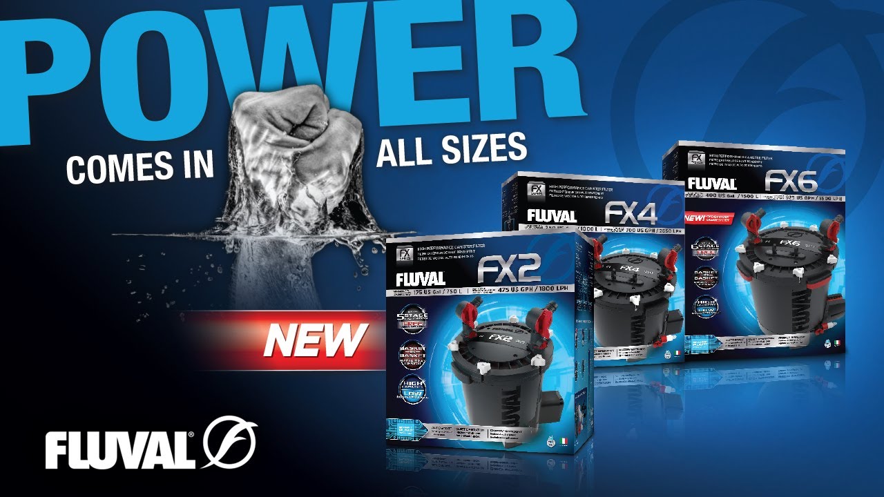 FX6 Canister Filter, up to 1500 L - Fluval Aquatics UK